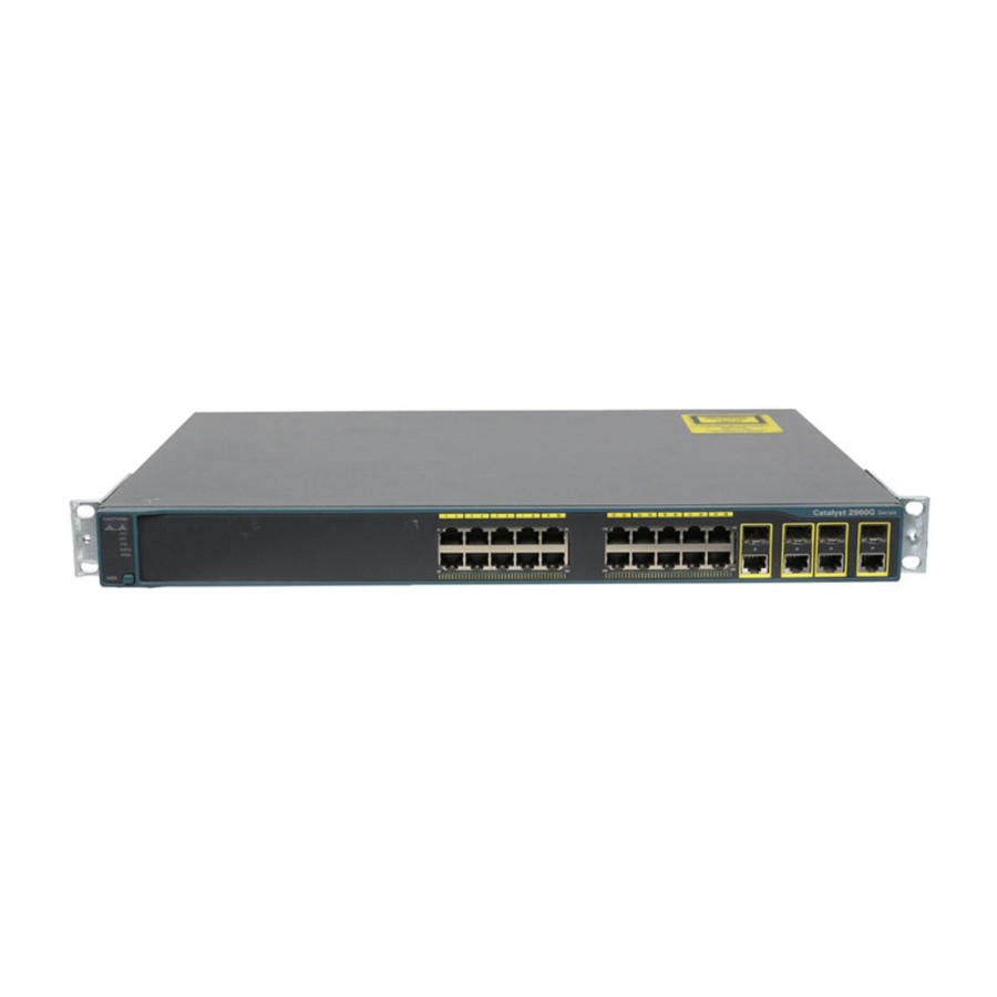 Cisco Catalyst 24 Port 2960 Switch - WS-C2960G-24TC-L